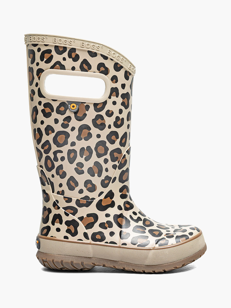 Rainboot Leopard Kids' Rain Boots | BOGS