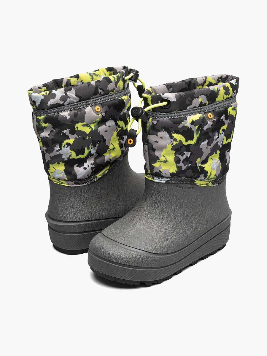 Snow Shell Boot Camo Texture Kids' Winter Boots | BOGS