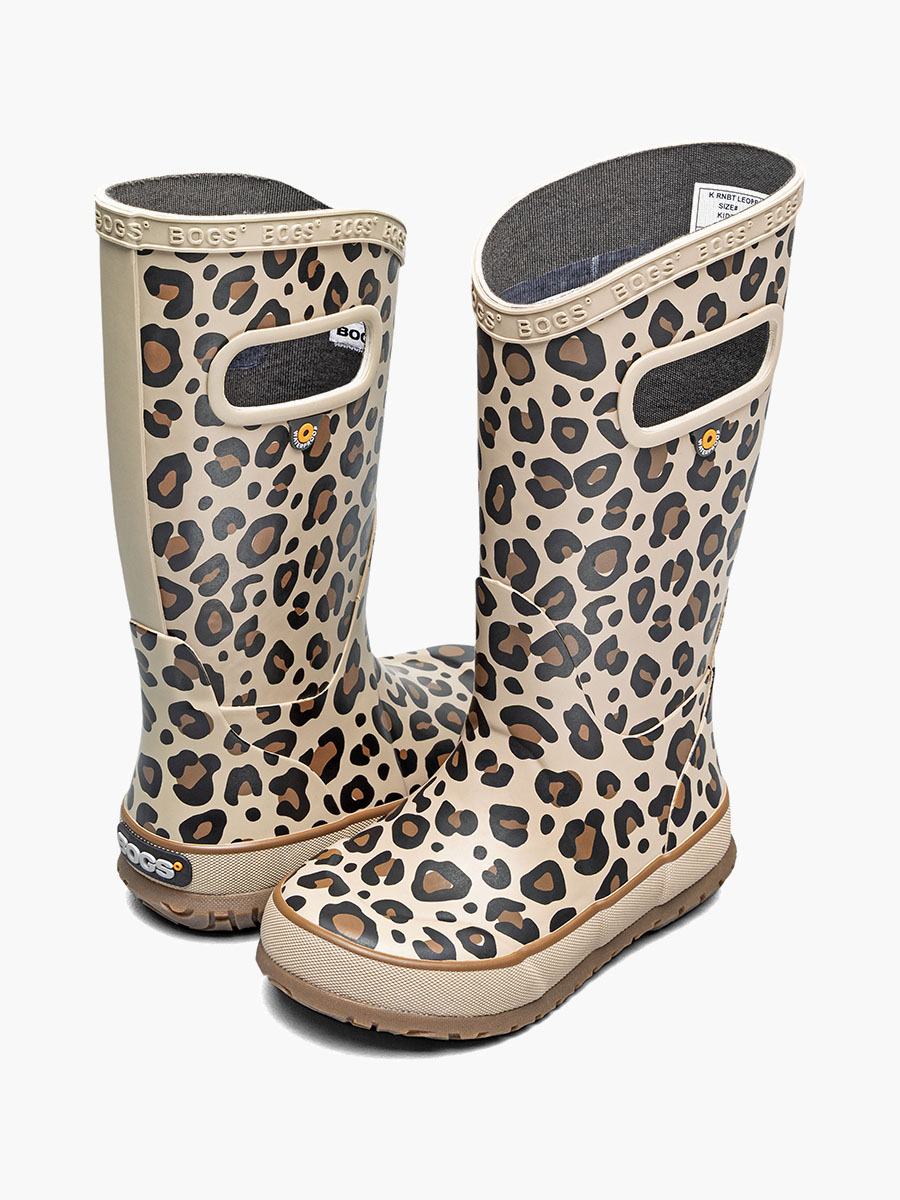 Rainboot Leopard Kids' Rain Boots | BOGS